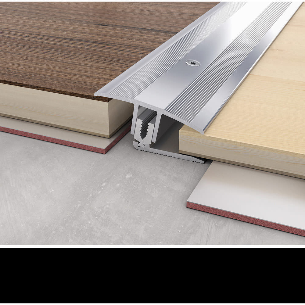 412300 - Mouldings - Transition moulding Flex type 888 black 2.7 m f. 7 ...