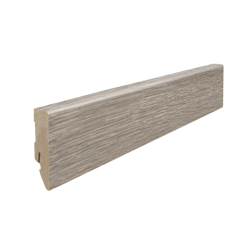 412385 - Skirtings - Stick-on skirting 16 x 58 mm 2.2 m Cube MDF Oak ...