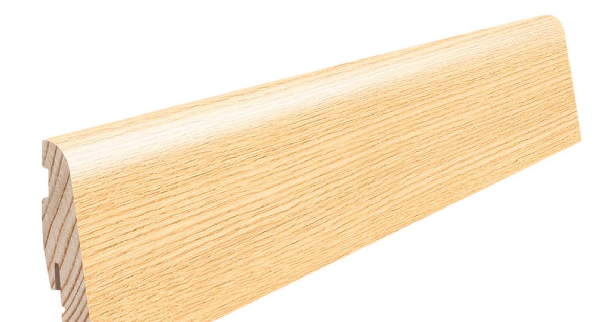 412438 - Skirtings - Stick-on skirting 19 x 58 mm 2,2m Ash Invisible br ...