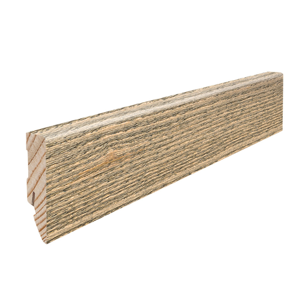 412441 - Skirtings - Stick on sk. 16x58mm 2.2m Cube Ash Tobacco Grey br ...