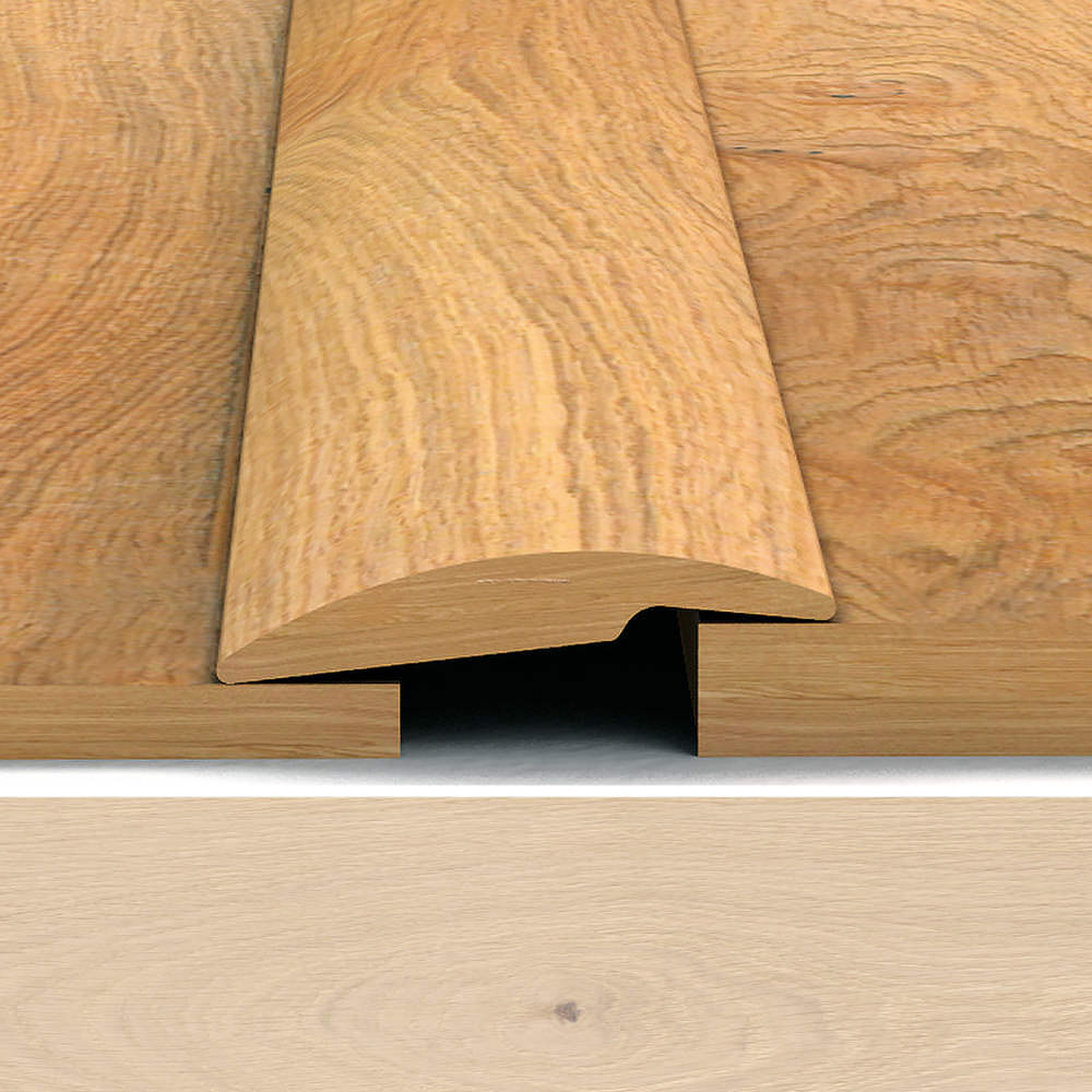 411306 - Mouldings - HARO solid wood moulding 0.9 m Oak Light White ...