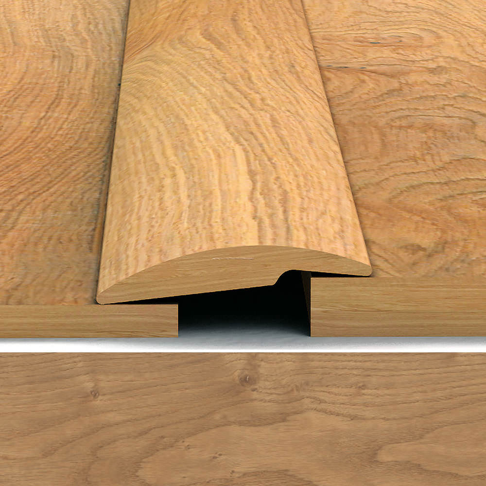 411302 - Mouldings - HARO solid wood moulding 0.9 m Smoked Oak brushed ...