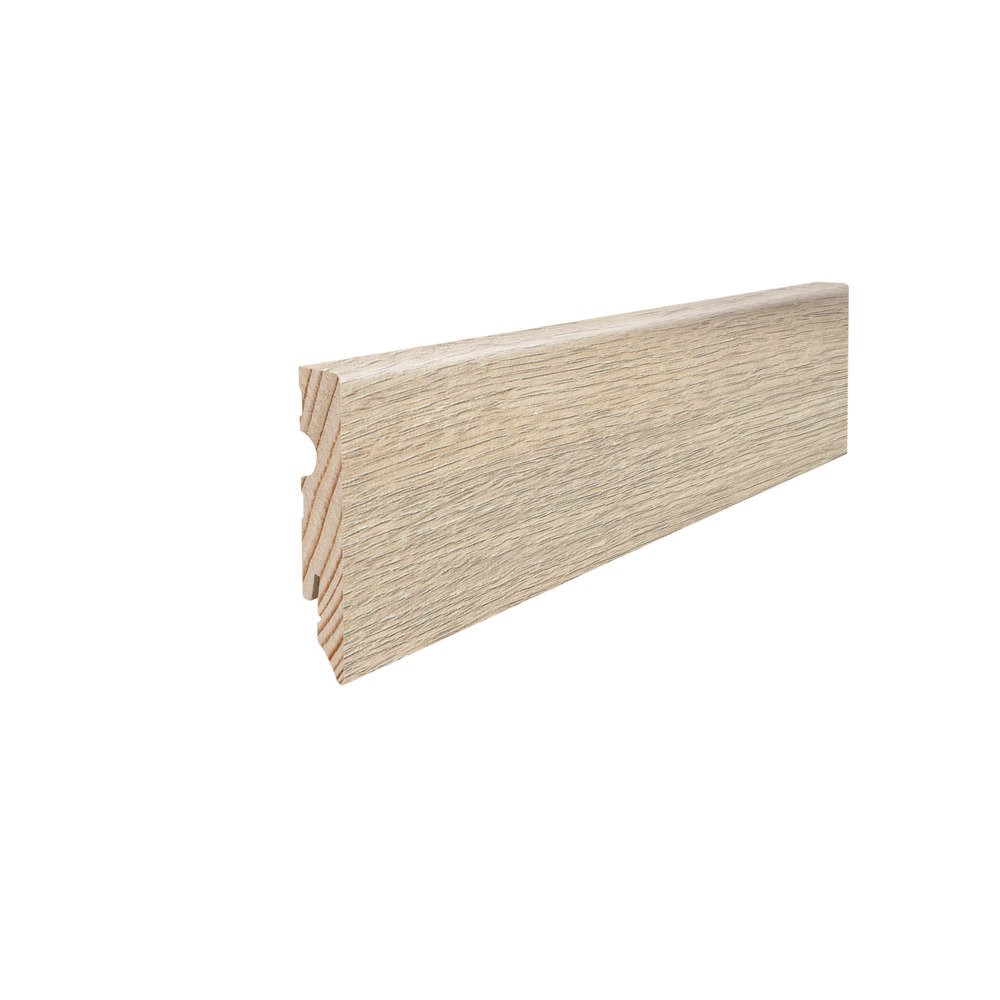 411287 - Skirtings - Stick-on skirting 15x80 mm, 2.2 m Cube Oak Oak ...