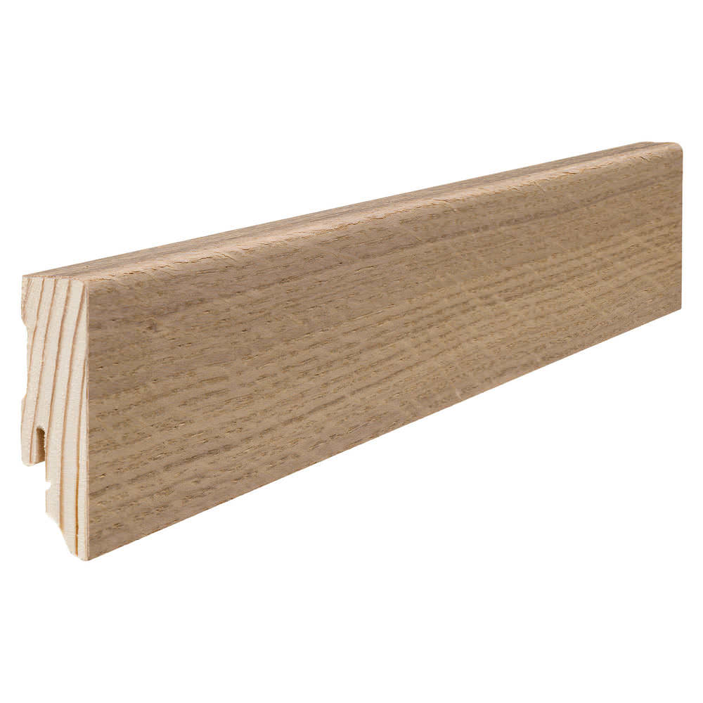 411085 - Skirtings - Stick on skirting 16x58mm 2.2m Oak Puro White ven ...