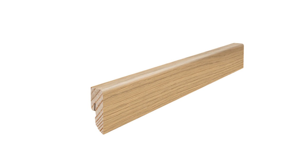 411064 - Skirtings - Stick-on skirting 16x40mm 2.2m Oak Invisible ven ...