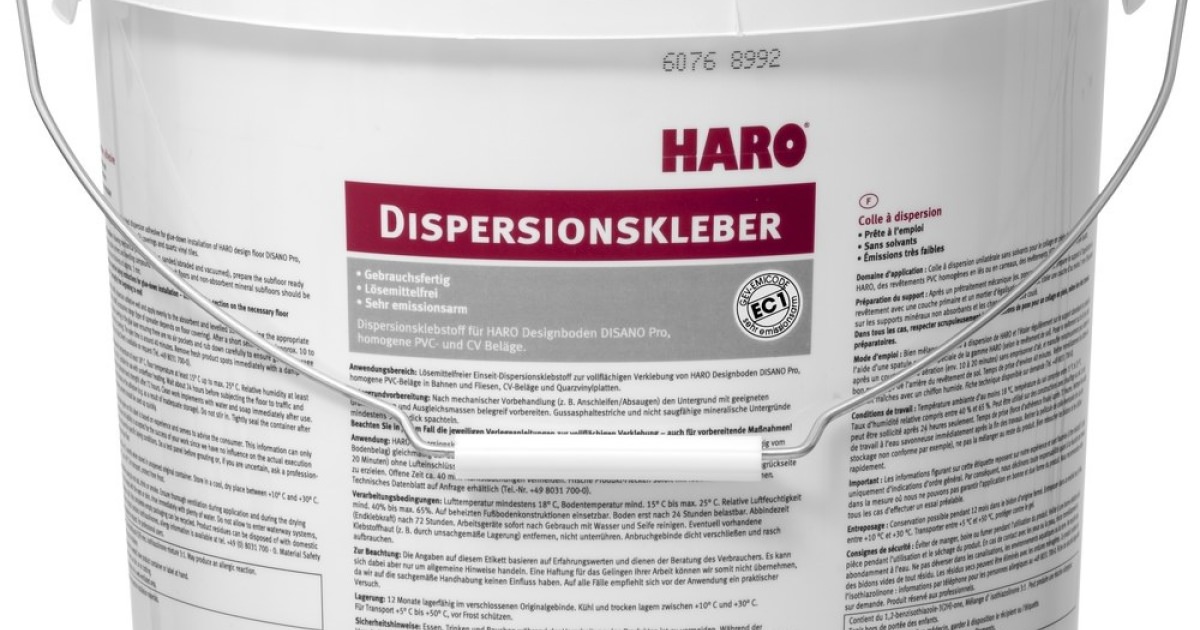 410566 - INSTALLATION TOOLS - HARO Dispersion adhesive 14 kg for DISANO ...